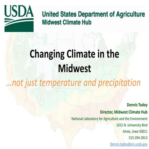 Changing Climate in the Midwest | PPTX