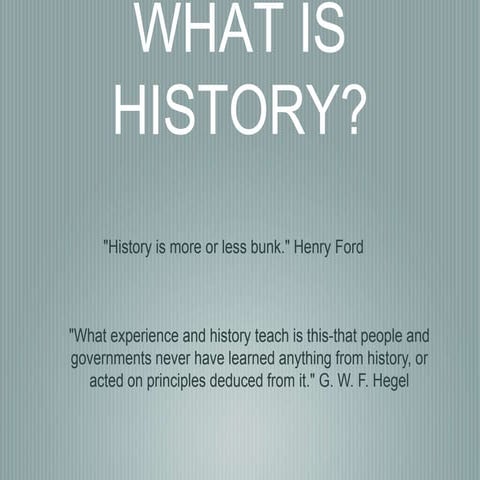 History | PPT