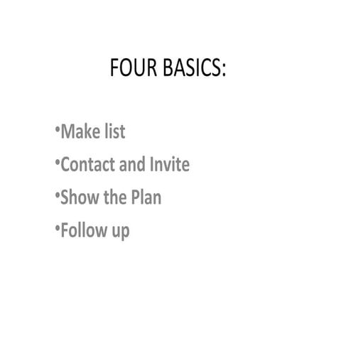 4 basics | PPT