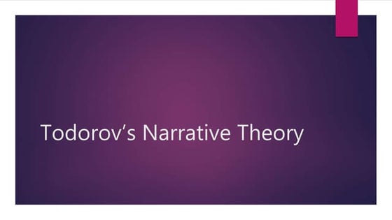 Todorov’s theory | PPT