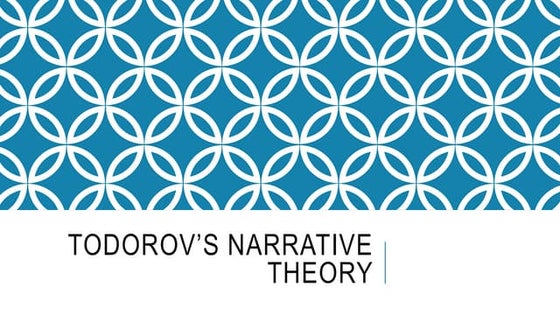 Todorov's narrative theory | PPT