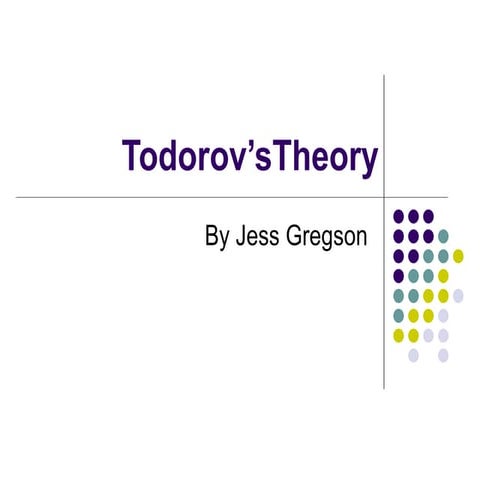 Todorov’s theory | PPT