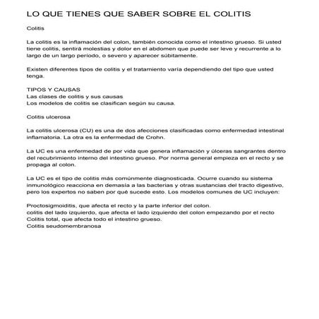 Colitis | PPTX