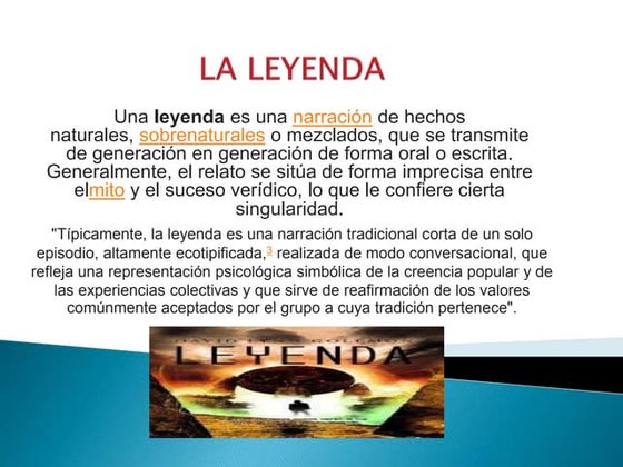 Leyenda | PPT