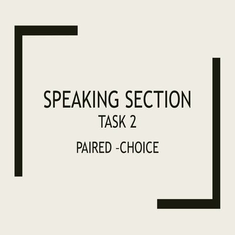 Toefl Test - Speaking Sample Questions - Task 2 | PPT