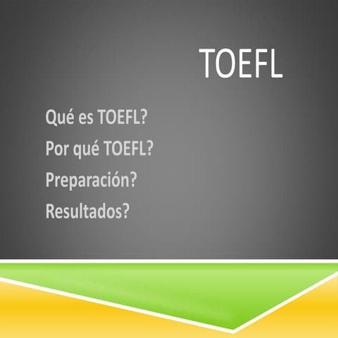 Toefl Lesson 1 | PPTX