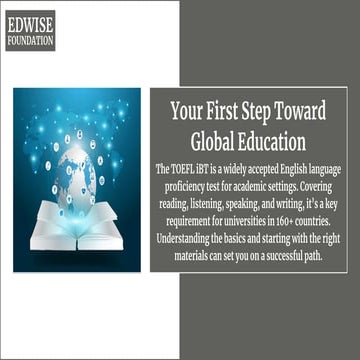 TOEFL iBT Preparation for Beginners: Study Materials & Success ...