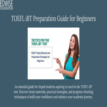 TOEFL iBT Preparation Guide: Essential Tips and Strategies for ...