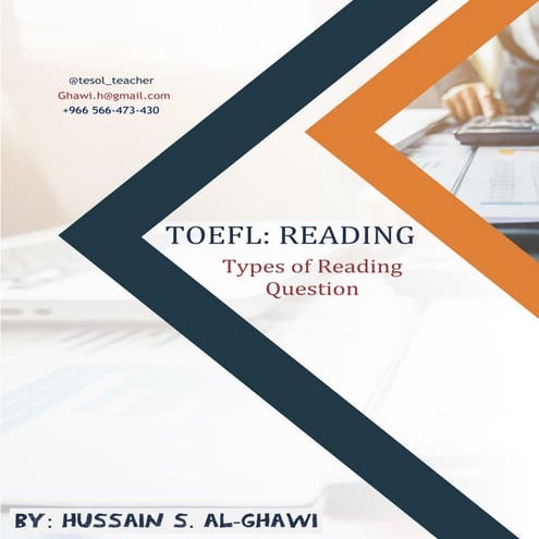 TOEFL reading: types of questions | PDF