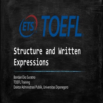TOEFL ITP Grammar_ Structure & Written Expression.pptx