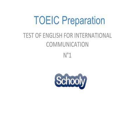 Toeic 1 | PPT