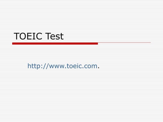 TOEIC Speaking Practice - Basic Picture Description | PPT
