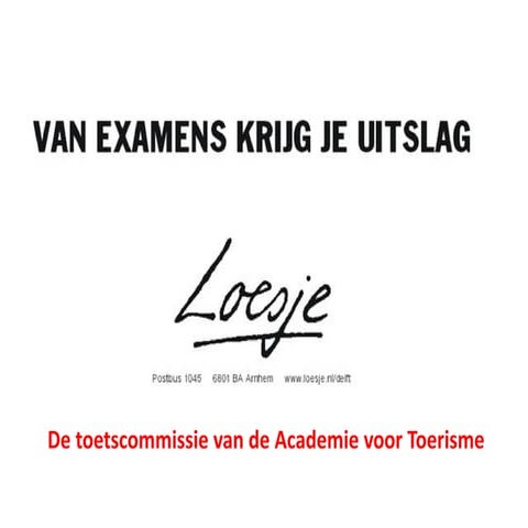 Toetscommissie NHTV | PDF