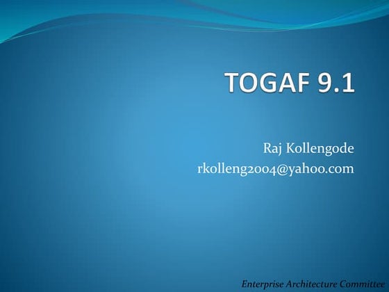 Mastering TOGAF 10 Your All-Inclusive Study Guide. | PPTX