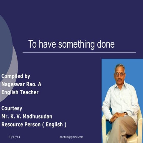 To have something done | PPT