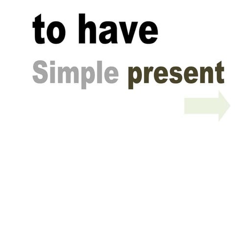 To have simple present and simple past | PPT
