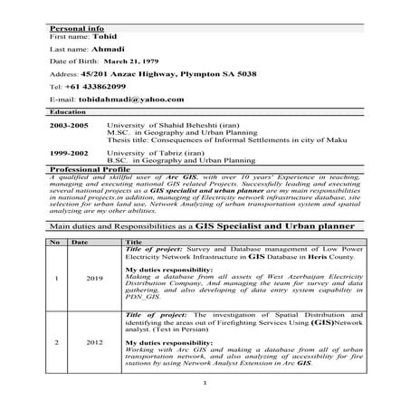 English CV- Dr. Pakzad | PDF