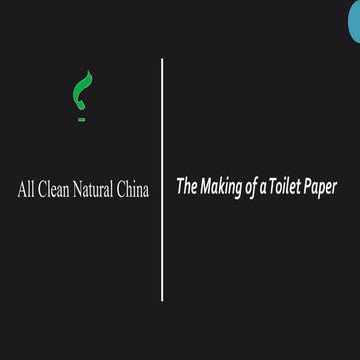The Making of a Toilet Paper | PPTX
