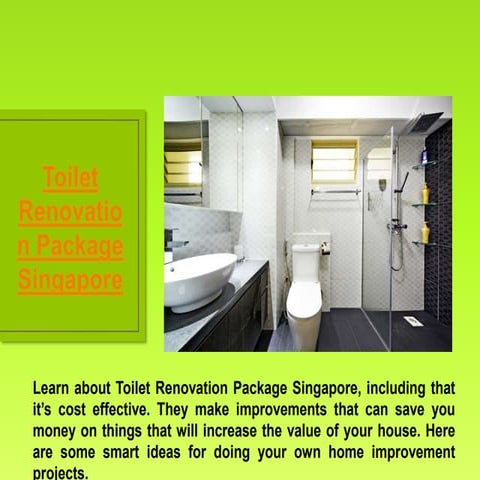 Toilet renovation package singapore | PPTX
