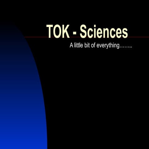Tok Sciences | PPT