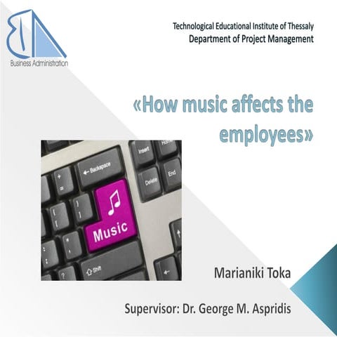 Music in the workplace | PDF | Music | Entertainment