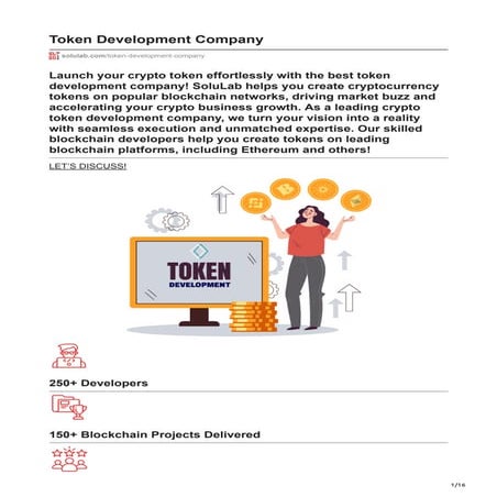 Token Development Company | Token Development - SoluLab | PDF