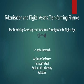 Tokenization Blockchain Based Technology.pptx