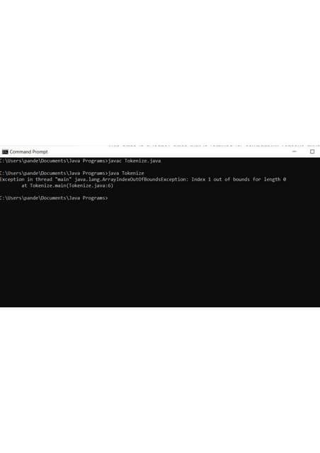 tokenize code1Screencapture1.pdf