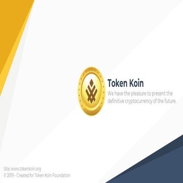Token koin business-plan | PPTX