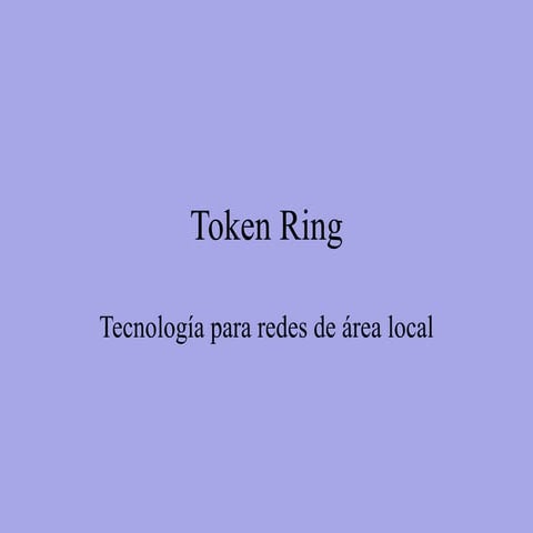 Token Ring | PPTX