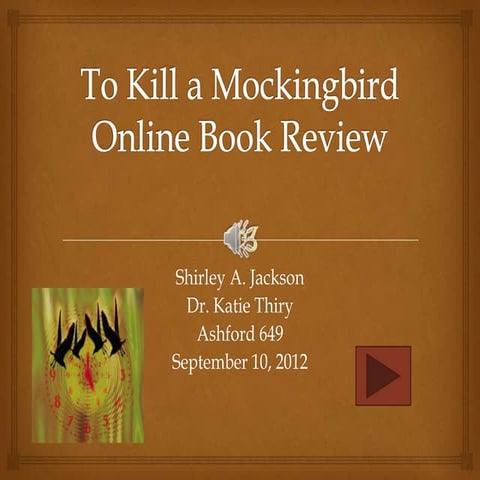 To kill a mockingbird | PPT