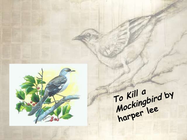 To kill a mockingbird introduction | PPTX
