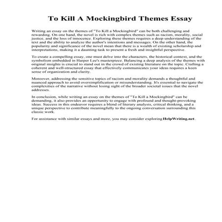 To Kill A Mockingbird Persuasive Essay.pdf