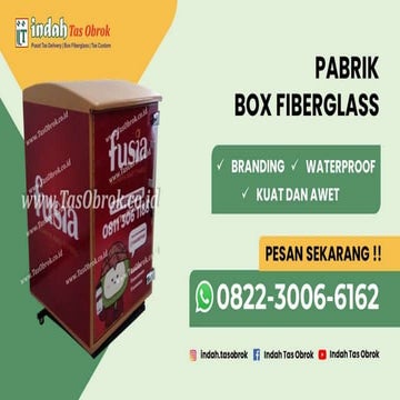 WA/TELP : 0822-3006-6162, Penjualan Fiberglass Box For Motorcycle ...