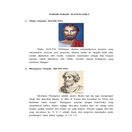 Tokoh Tokoh Matematika Pdf