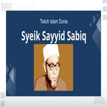 Profil Tokoh Islam Dunia (Sayyid Sabiq).pptx