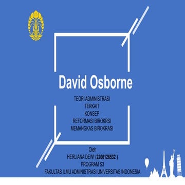 Tokoh Post modern -- David E Osborne.pptx