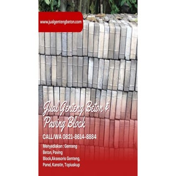 Toko paving block 20x20 Malang | PPT