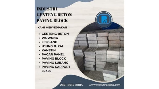Toko paving block 20x20 Malang | PPT
