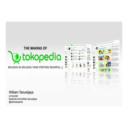 VISI & MISI Tokopedia BukaLapak | PPTX