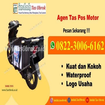 WA/TELP : 0822-3006-6162, harga Tas Ronjot, harga Tas Kanvas Motor ...