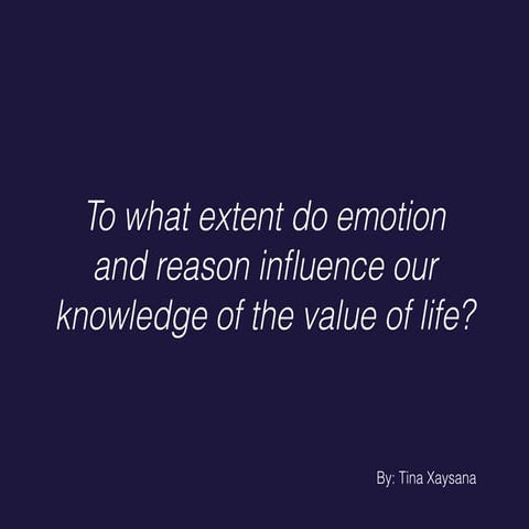 IB TOK presentation | PPT