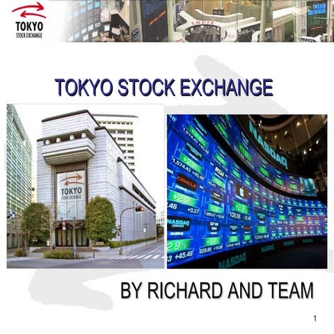 Tokyo stock exchange ppt | PPT
