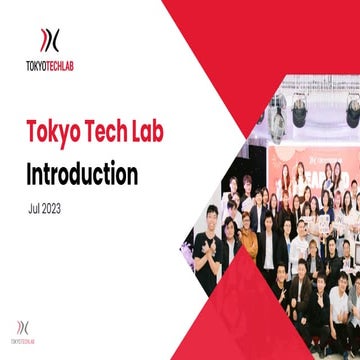Tokyo Tech Lab | #1 Software Development, AI & Cybersecurity | PDF