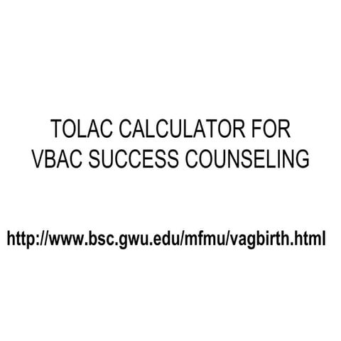 Tolac calculator | PPT