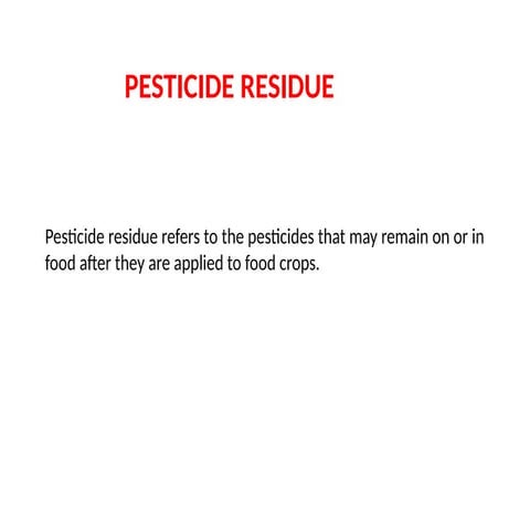 Tolerance levels - maximum residue limits - waiting periods.pptx