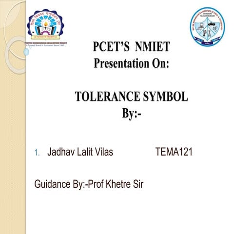Tolerance symbol | PPTX