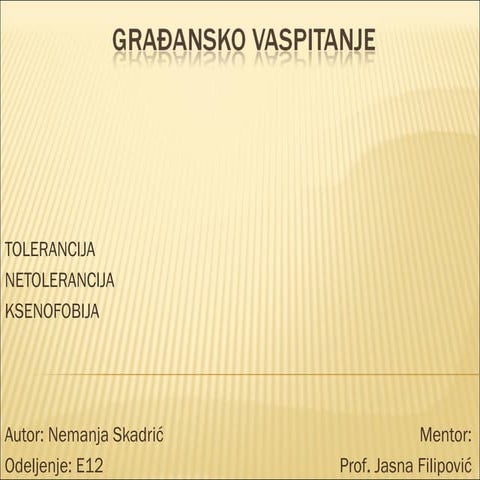 Tolerancija e12 | PPT