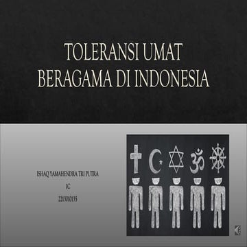 TOLERANSI UMAT BERAGAMA DI INDONESIA.pptx