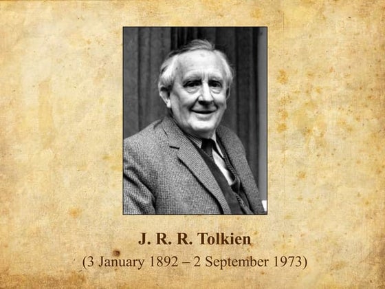 J.R.R Tolkien Biography | PDF